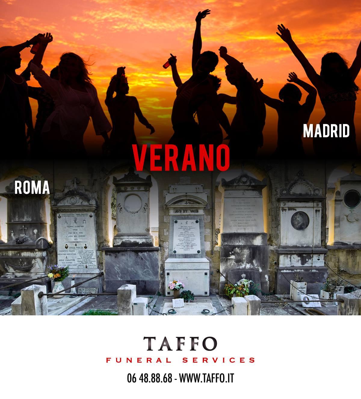 Agenzia Pubblicitaria Marketing Social - TAFFO Funeral Services - KiRweb